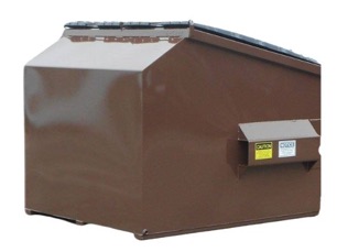 Front and Rear Load Trash & Recycling Containers - First Look Display Group